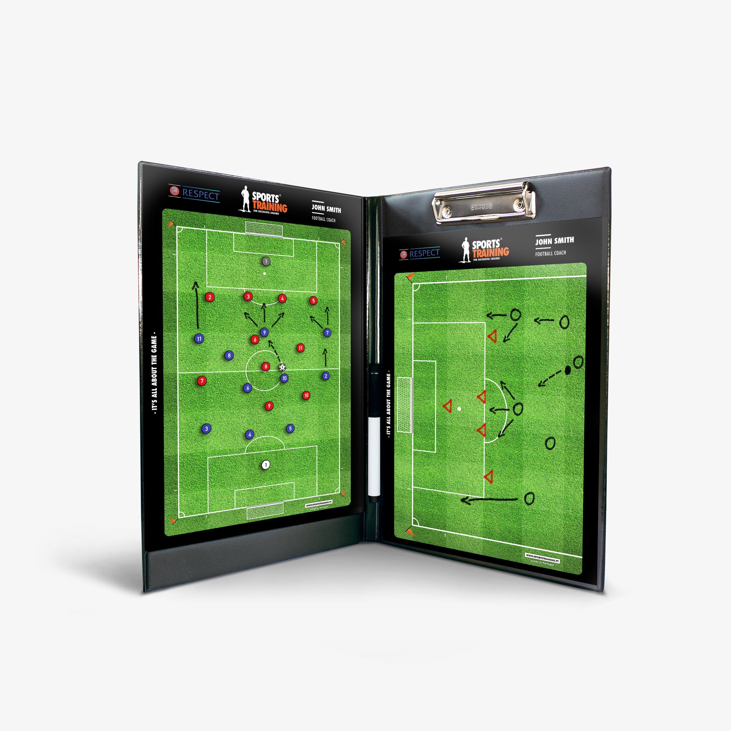 Coach Folder Football - Tactical Board – SportsTraining